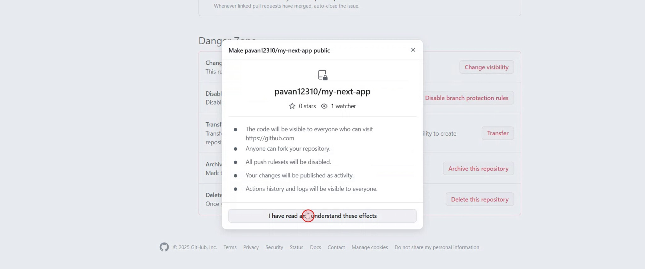 How to Change Github Repository from Private to Public - 1 minute video ...