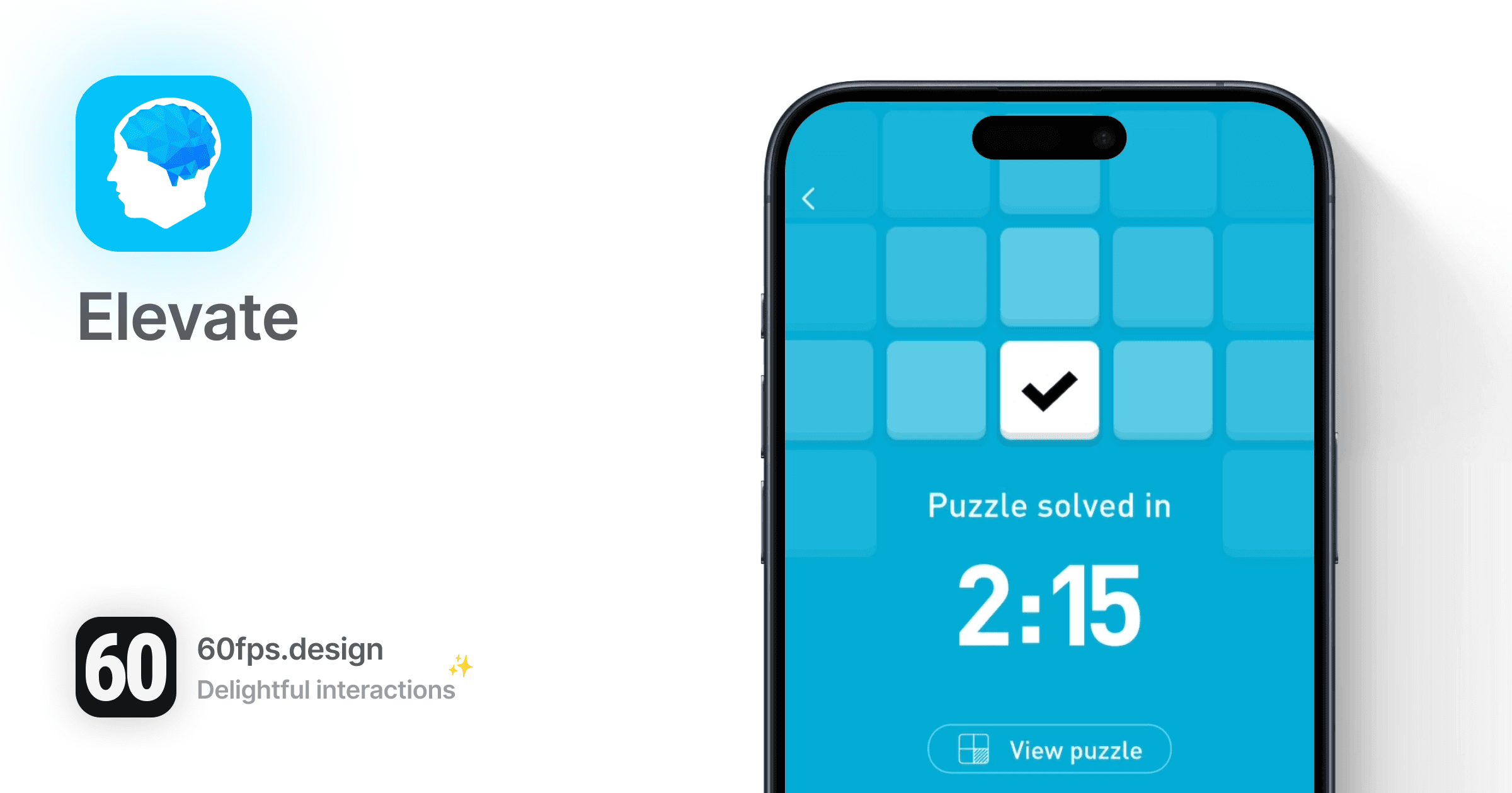 Elevate iOS App UI/UX animation