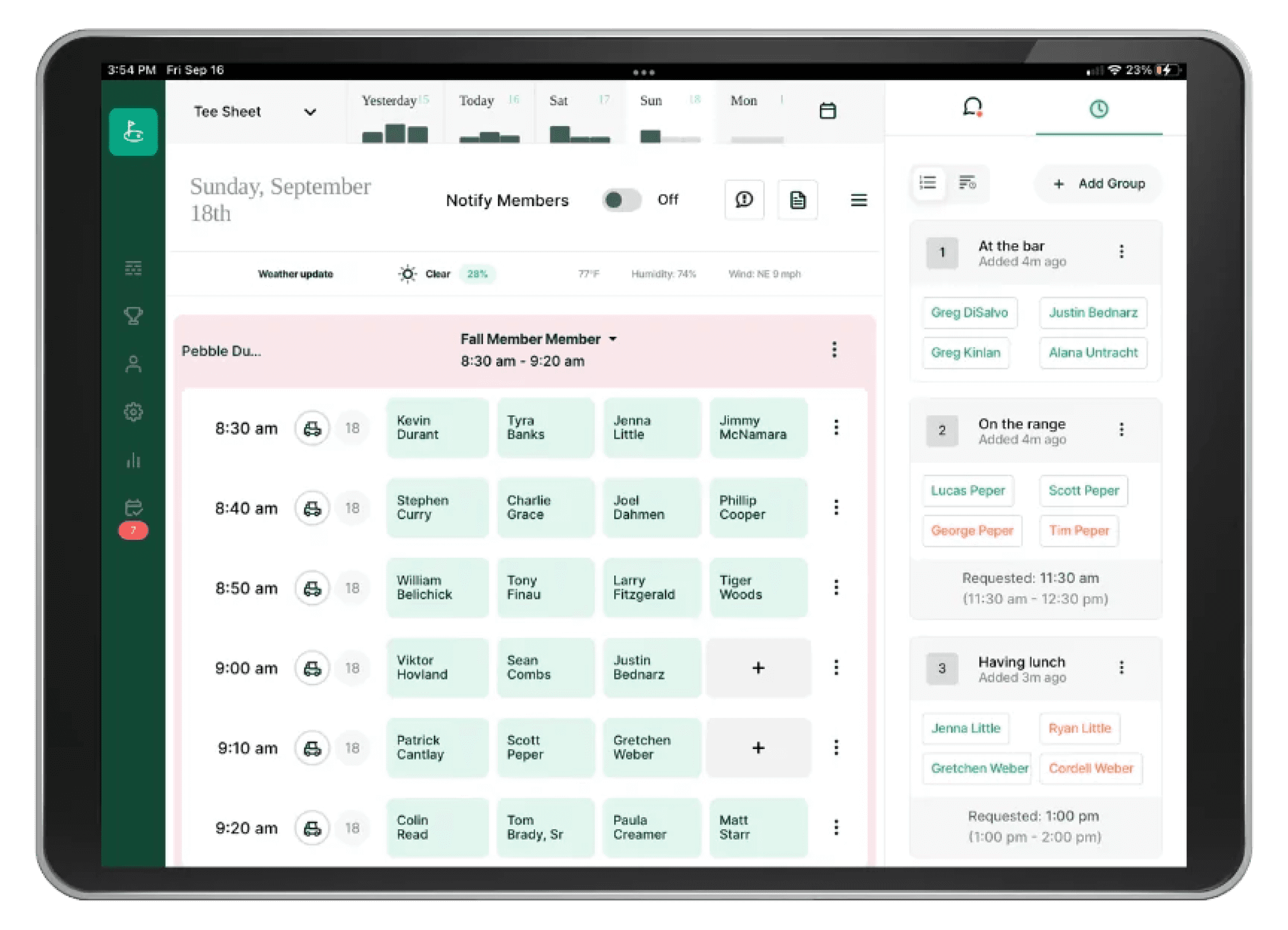 Whoosh | Private Golf Operations