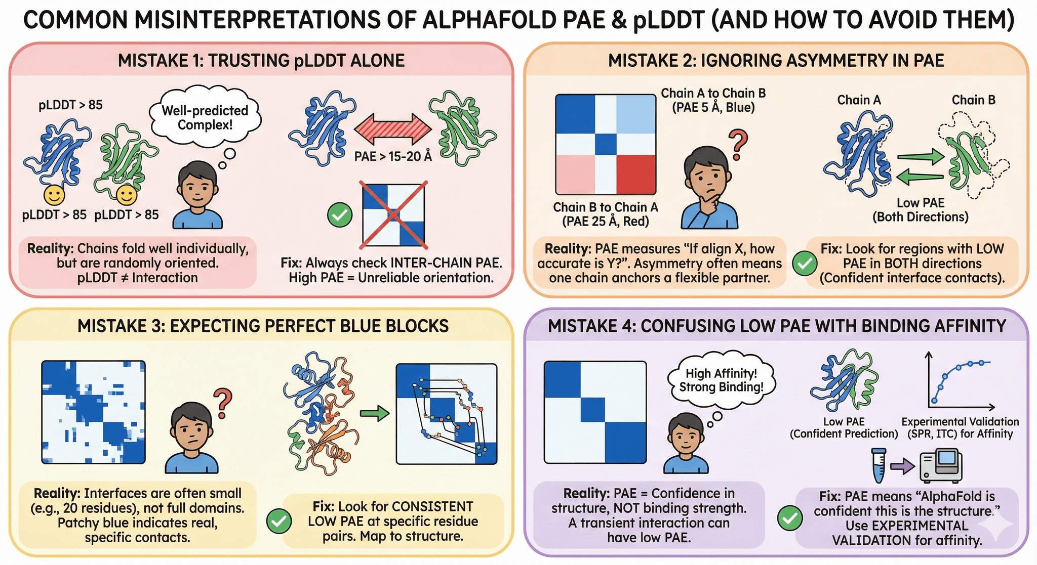 How to Interpret AlphaFold Confidence Scores for Multi-Chain Complexes ...