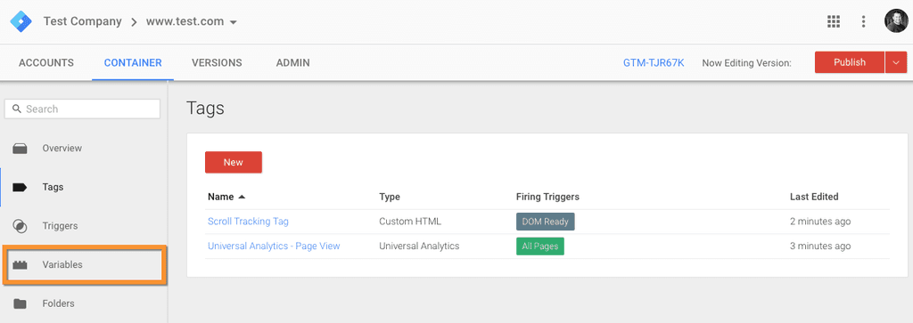 Tracking Scroll Depth with Google Tag Manager
