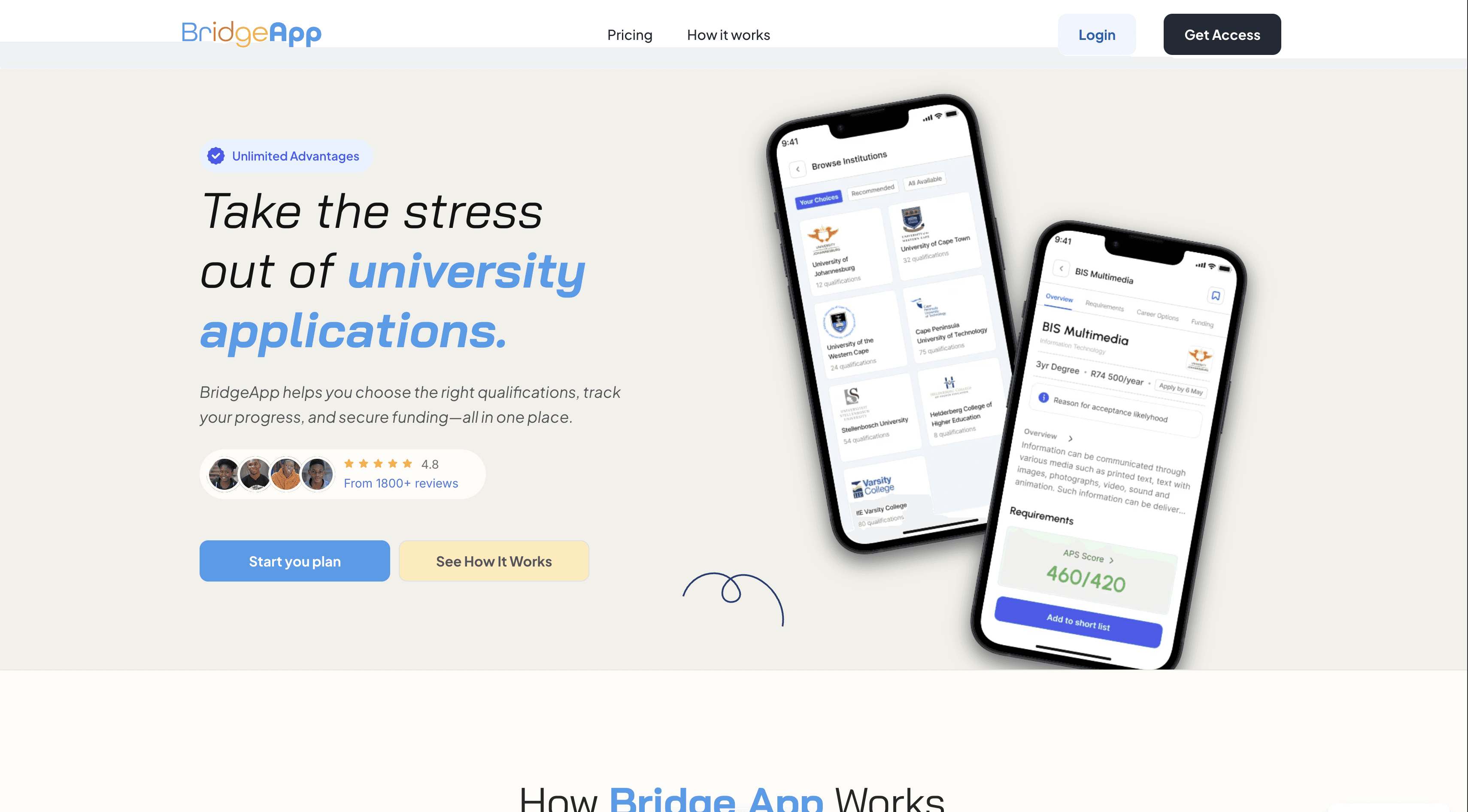 BridgeApp | University applications made easy!