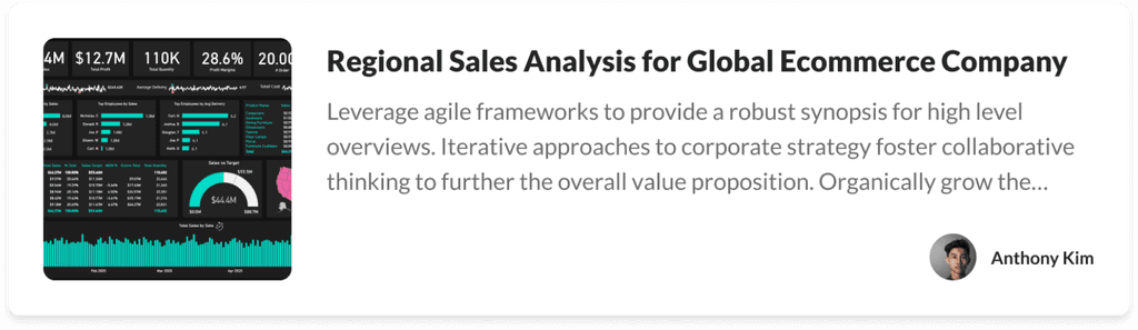 Guided Projects | Maven Analytics