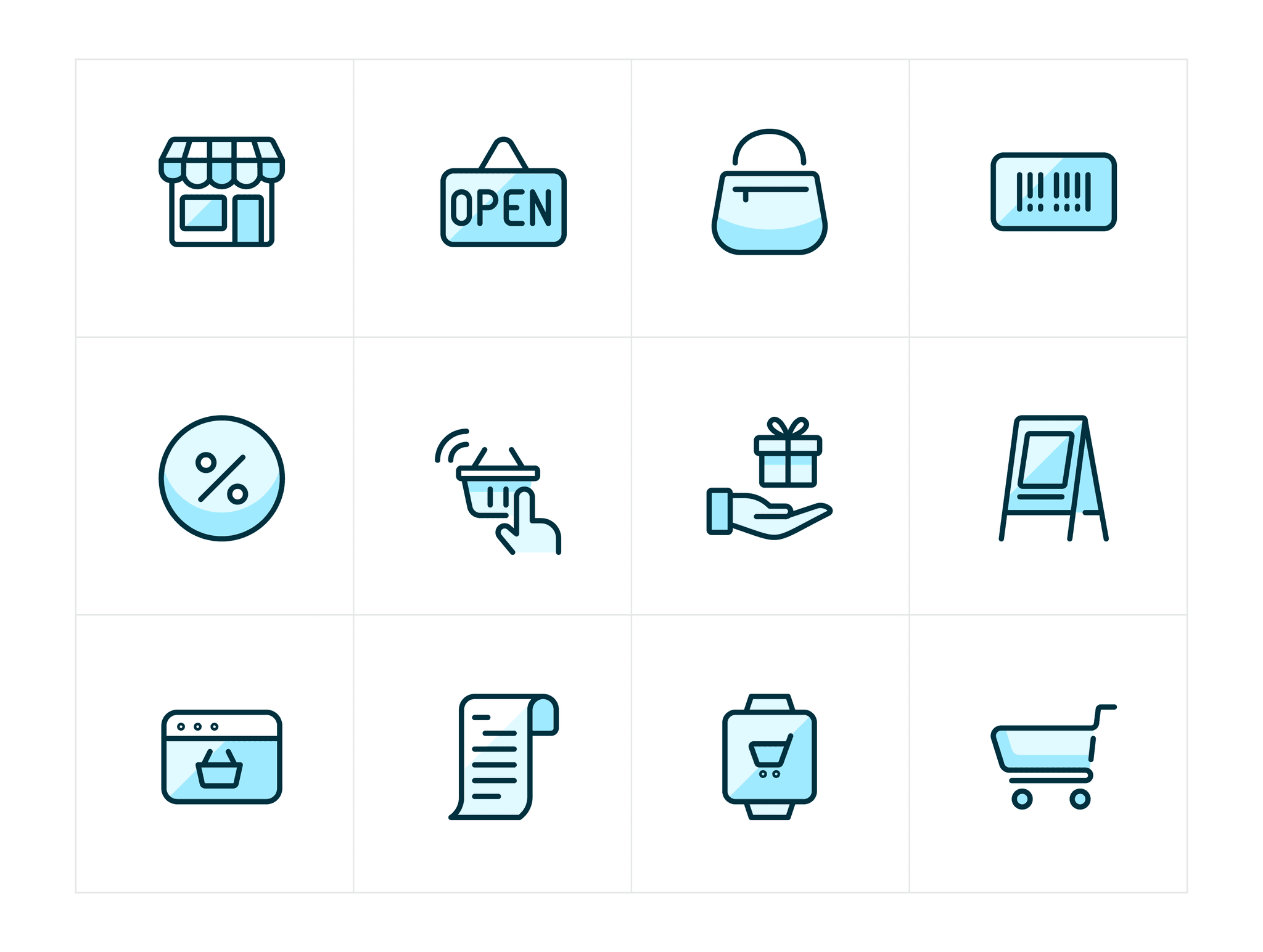 29+ Ecommerce Icon Sets: Free and Paid