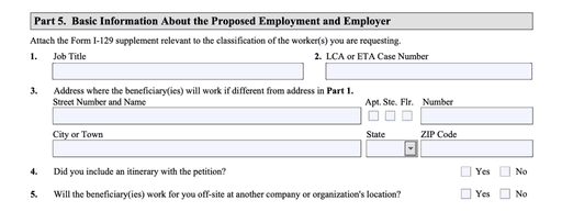 Form i-129, tips from an experienced immigration lawyer