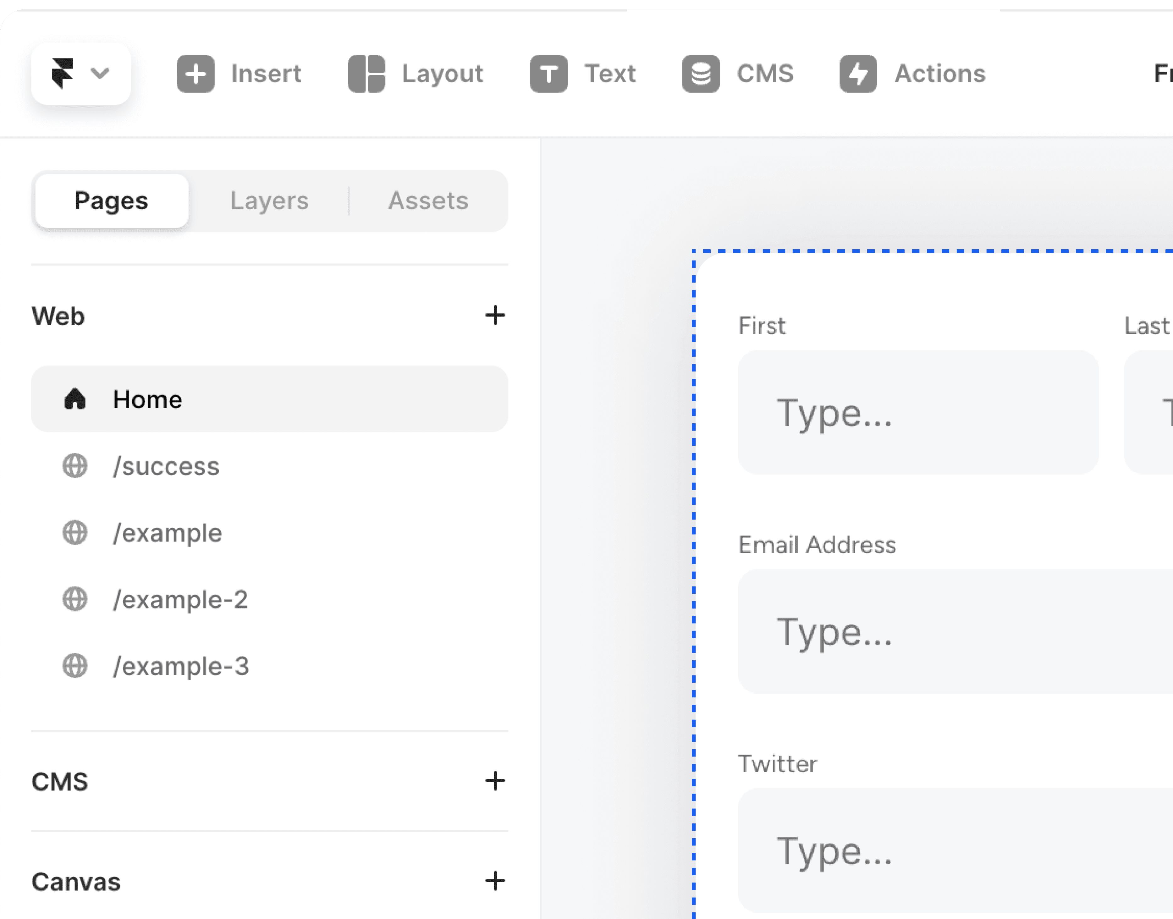 Insert Frame - An Ecosystem of Products & Education for Framer