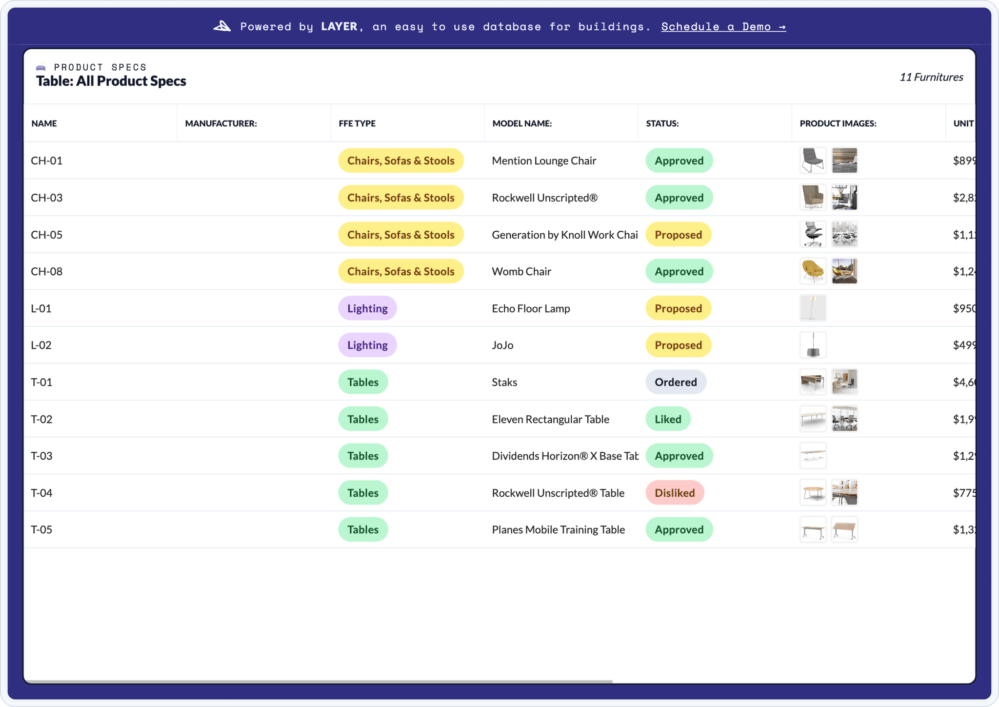 An Introduction to Furniture Schedules - Layer Workflow Guides