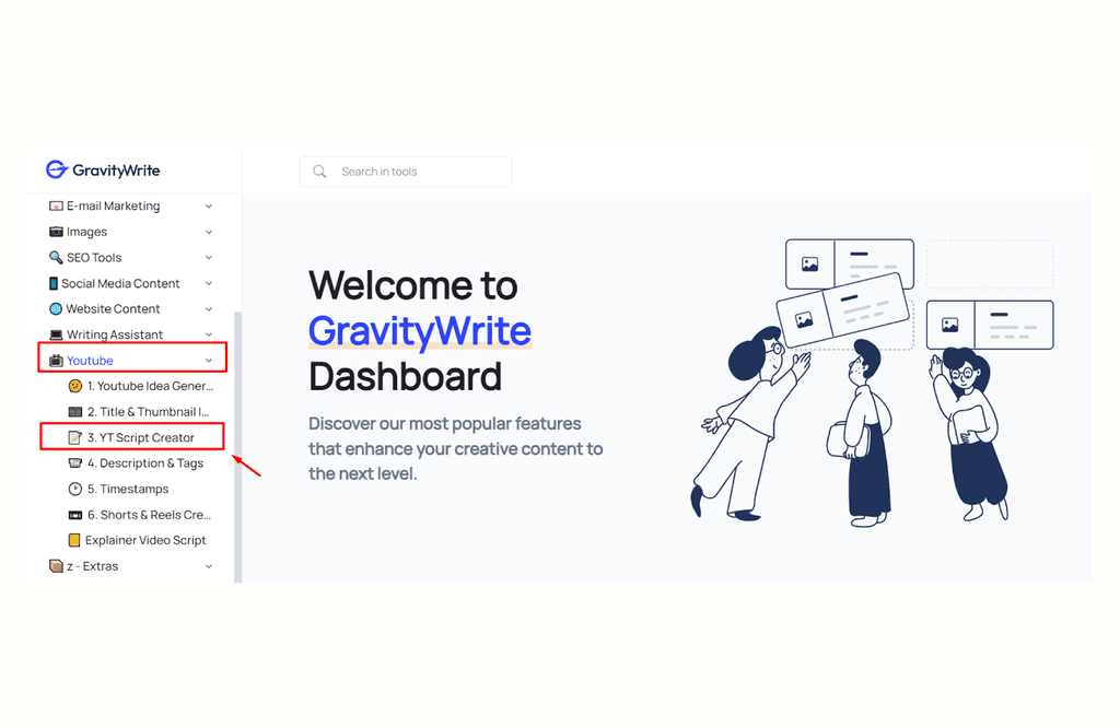 YouTube Script Generator: Craft Captivating Scripts Easily - GravityWrite
