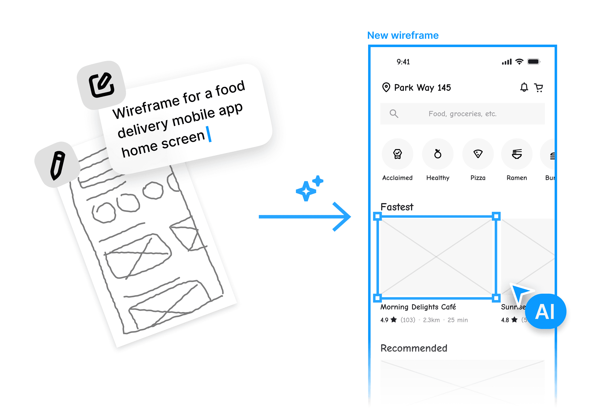 AI Wireframe Generator | Text to Wireframes in Seconds