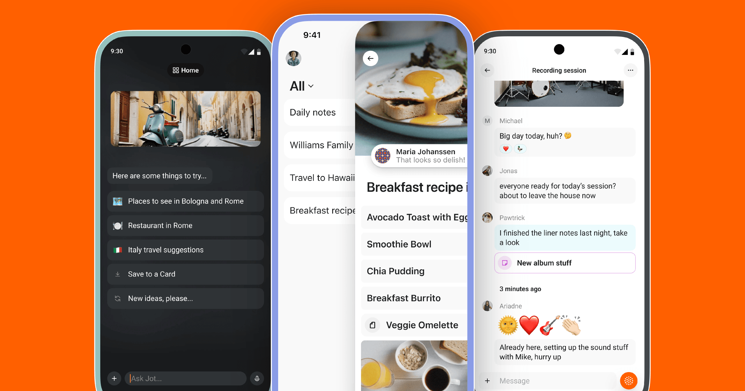 Turn Anything Into a Note - Jot • Notes and chats, with AI