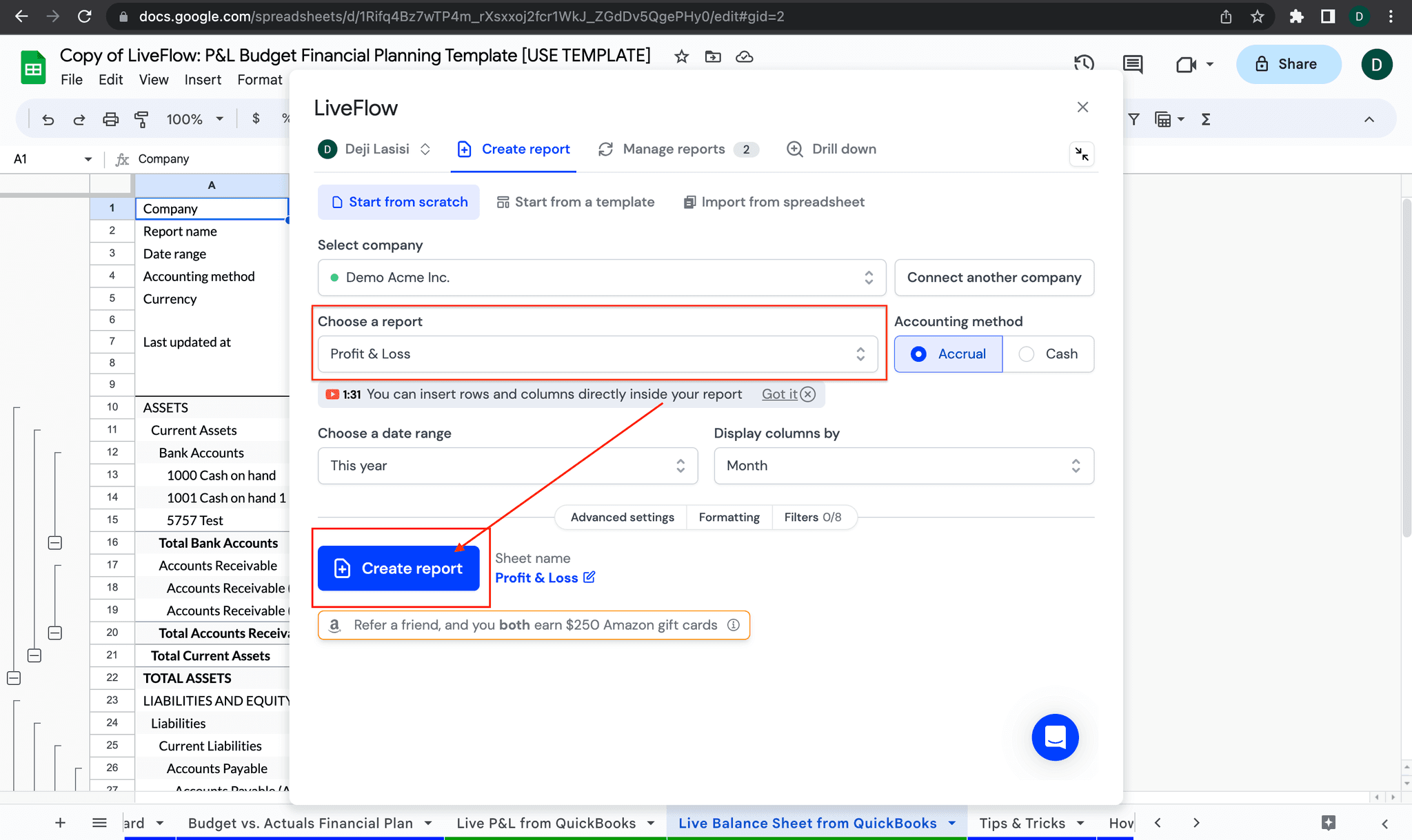 QuickBooks Income Statement Template: A Comprehensive Guide - LiveFlow ...