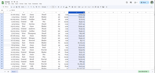 Cómo ordenar datos en Google Sheets - Guía alfabética y numérica - Guía en vídeo de 1 minuto