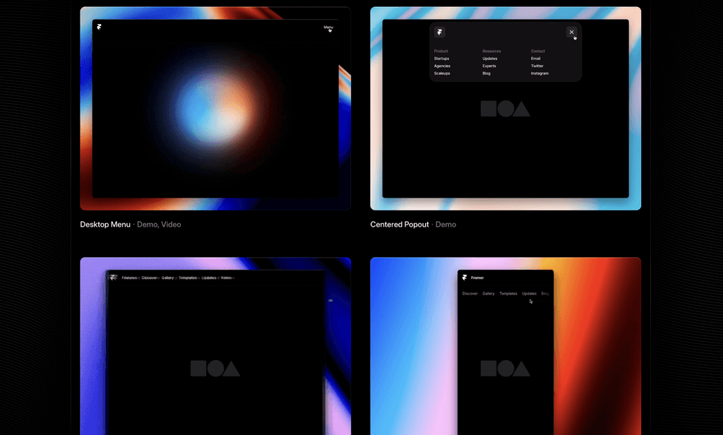 Free Framer UI Components