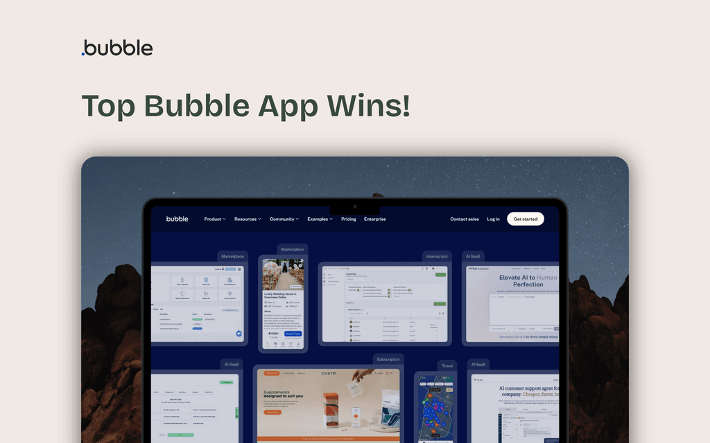 Bubble Success Stories: Top Bubble App Examples