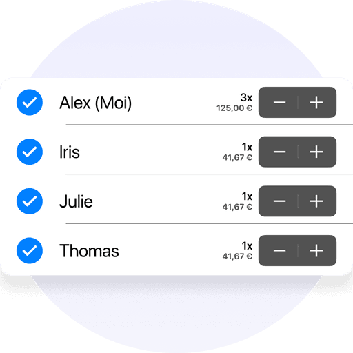 Fonctionnalités de suivi des dépenses | tricount