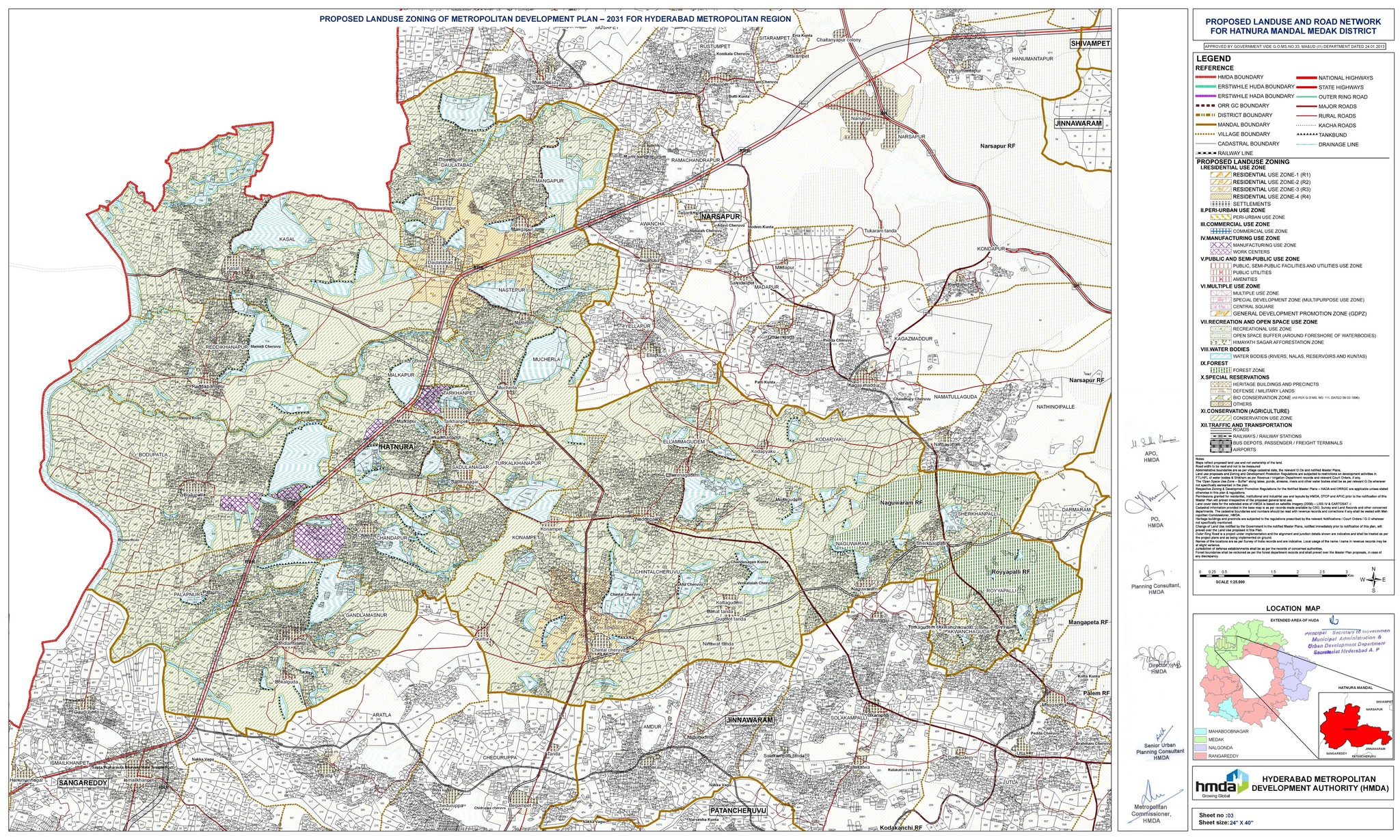 VMRDA 2041 & HMDA 2031 Master Plans | RRR Alignment Map - Charan Group