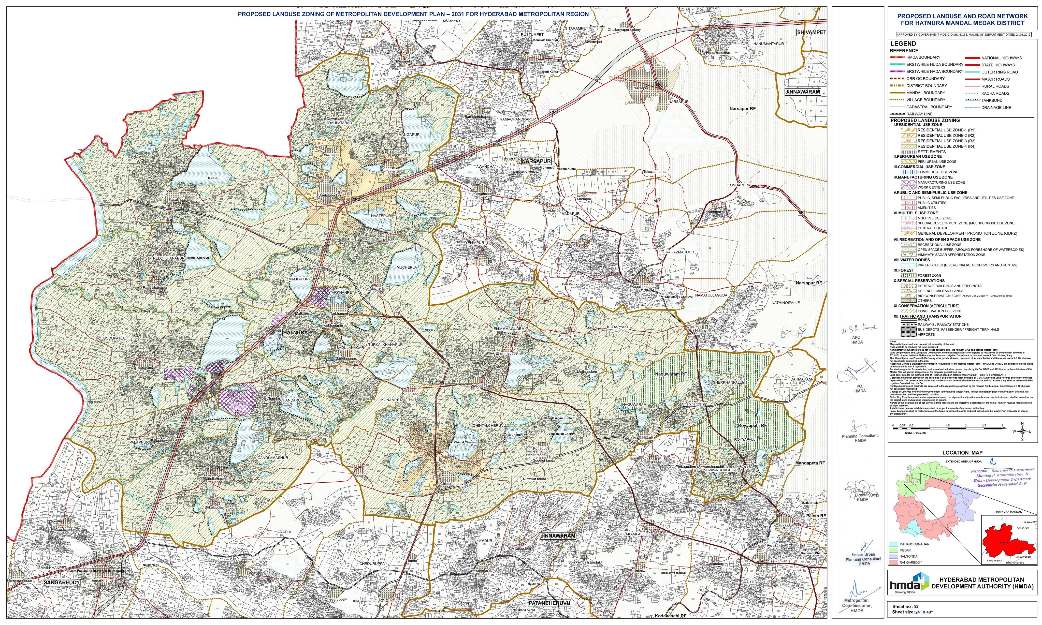 VMRDA 2041 & HMDA 2031 Master Plans | RRR Alignment Map - Charan Group