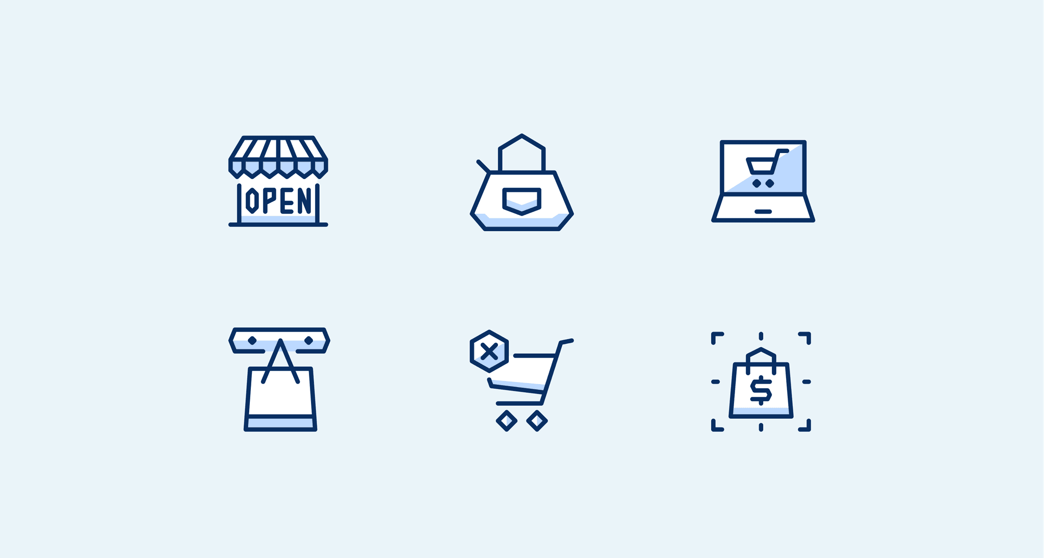 29+ Ecommerce Icon Sets: Free and Paid