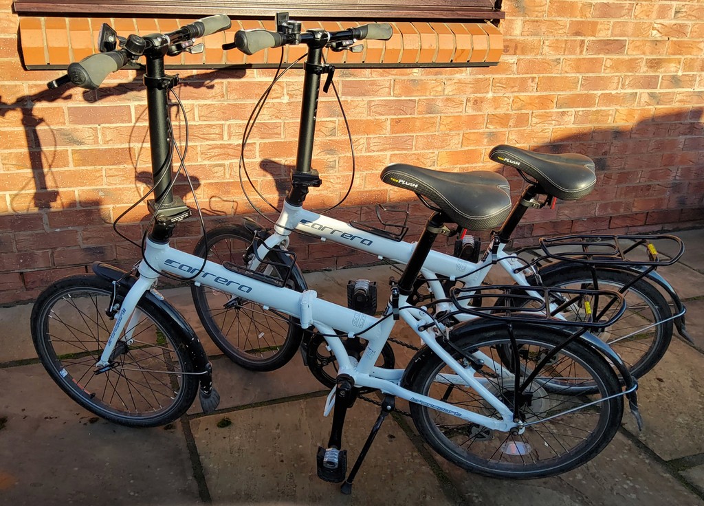 2 Road Bikes, 2 Folding Bikes, Bike Carrier