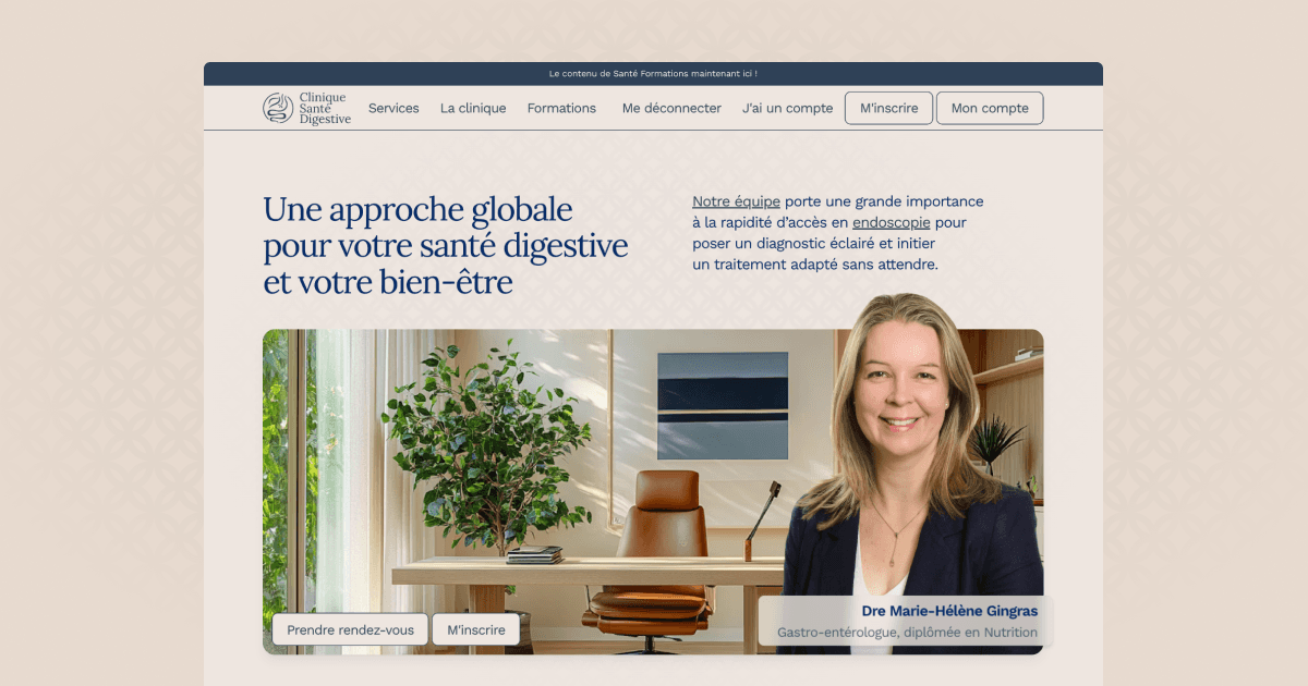 Consultation avec la gastro-entérologue | Clinique santé digestive