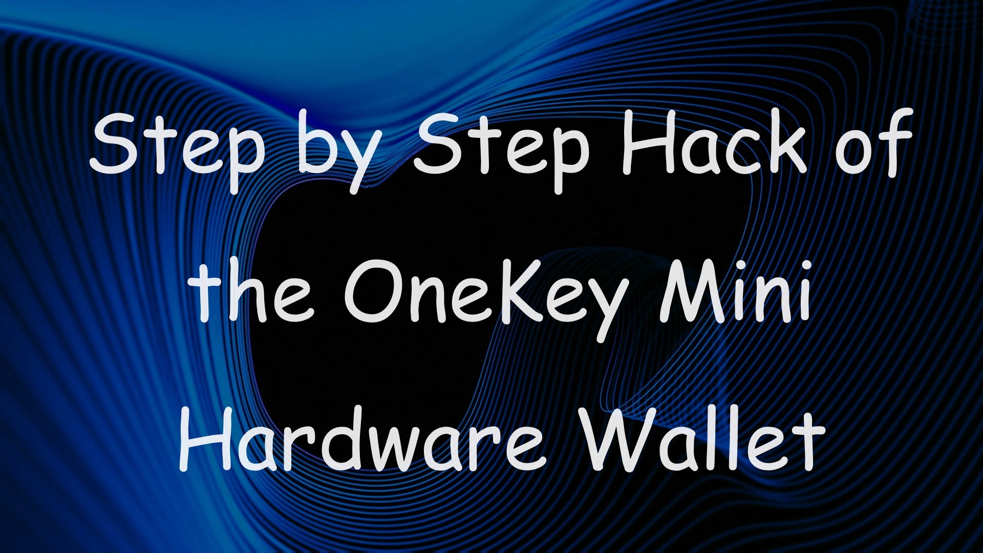 Revealing One Key Security Insight for Hardware Wallets