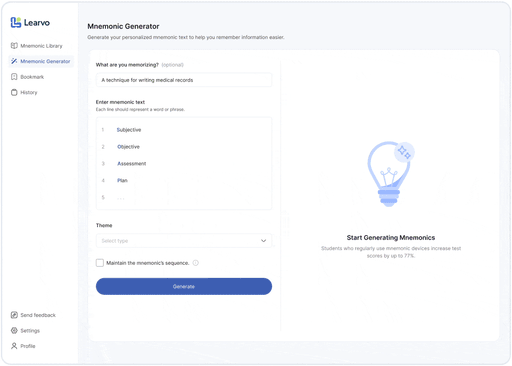Learvo — Memorize Anything