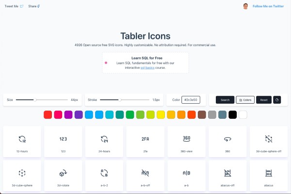 Tabler Icons - Toolfolio.io
