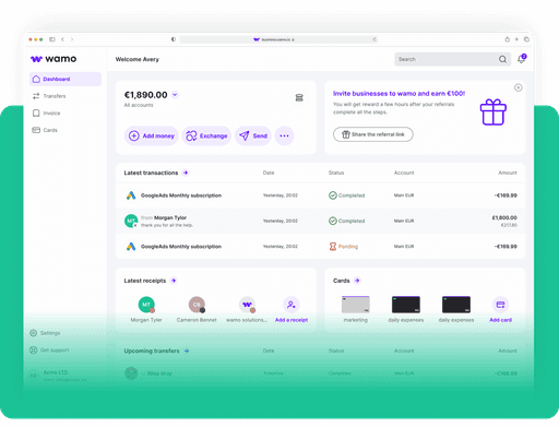 The business account that puts you first | wamo