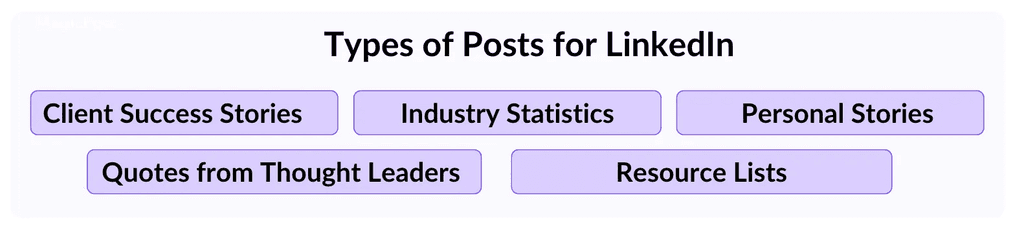10 Best LinkedIn Post Types to Get Noticed