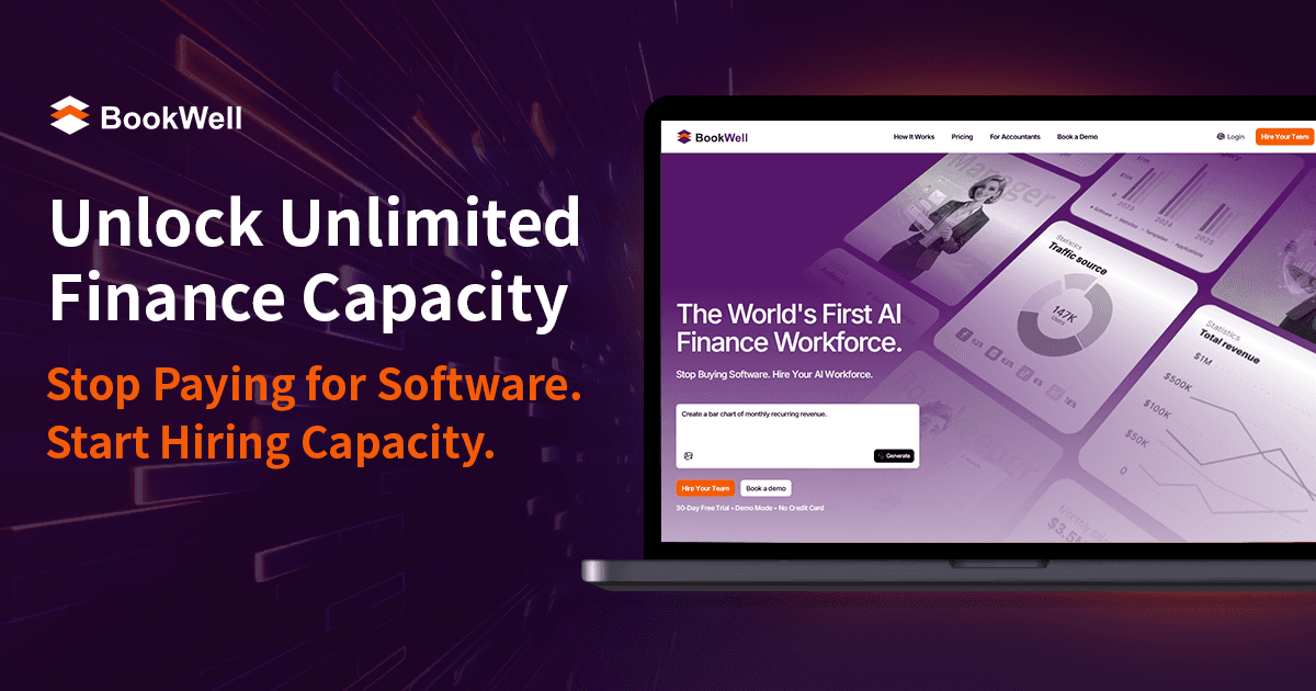 Hire Your AI Finance Workforce | Automated Bookkeeping & BAS | BookWell