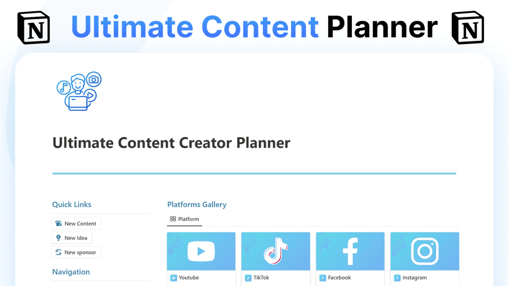 10 Best Notion Social Media Content Planner Templates - Solt Wagner