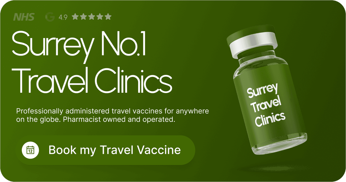 Surrey Travel Clinics - Experts in Travel Vaccines | Book Instantly Now