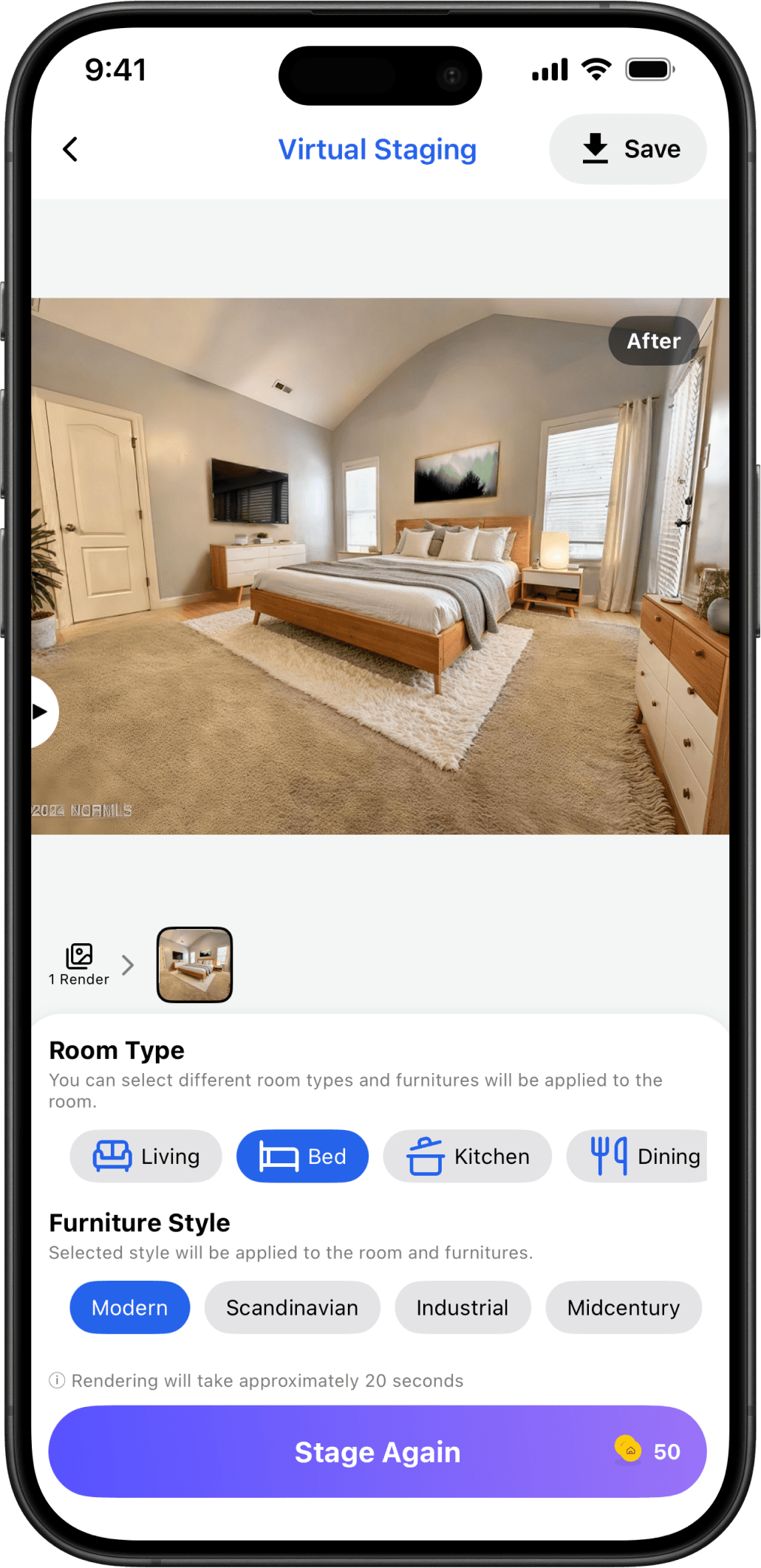 Renovate AI Mobile App – Design Spaces On-the-Go