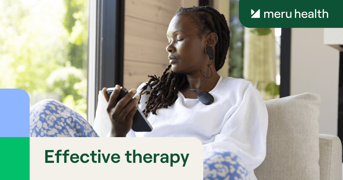 Building a strong connection: Meru Health’s exceptional therapeutic ...