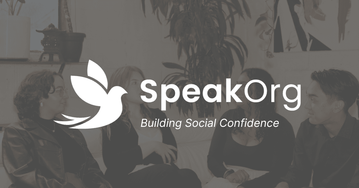 Speak org | Building Social Confidence