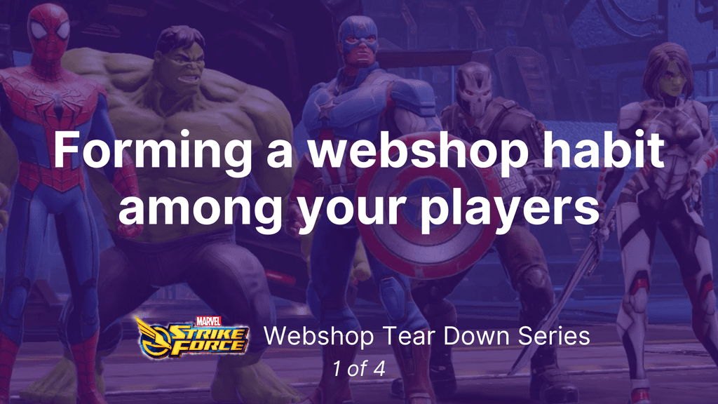 Scopely Webshop: Web Store Learnings From Marvel Strike Force | Sanlo