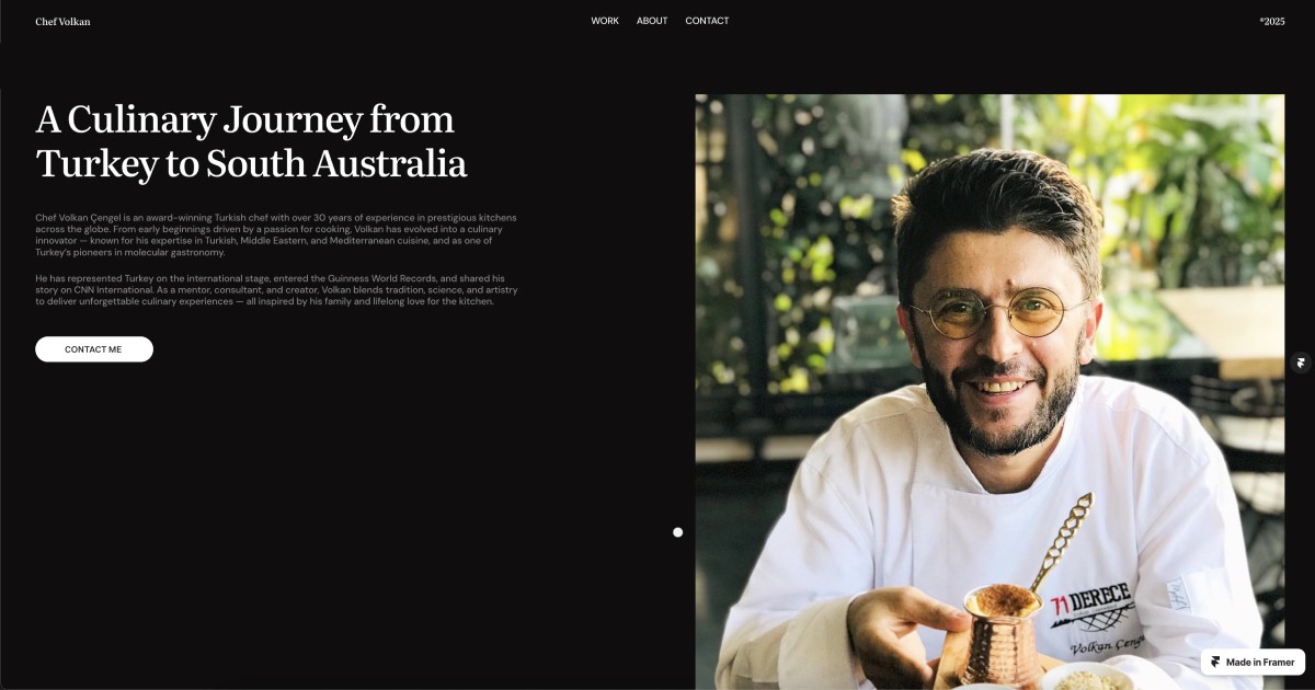 Chef Volkan | Award-Winning Turkish Chef in South Australia