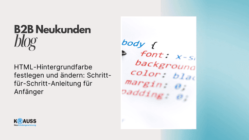 HTML-Hintergrundfarbe festlegen und ändern: Schritt-für-Schritt ...