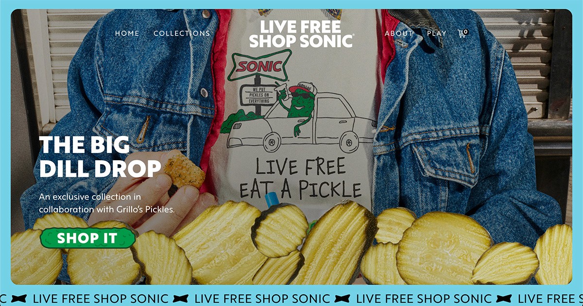 Sonic Legal Lines • LIVE FREE SHOP SONIC