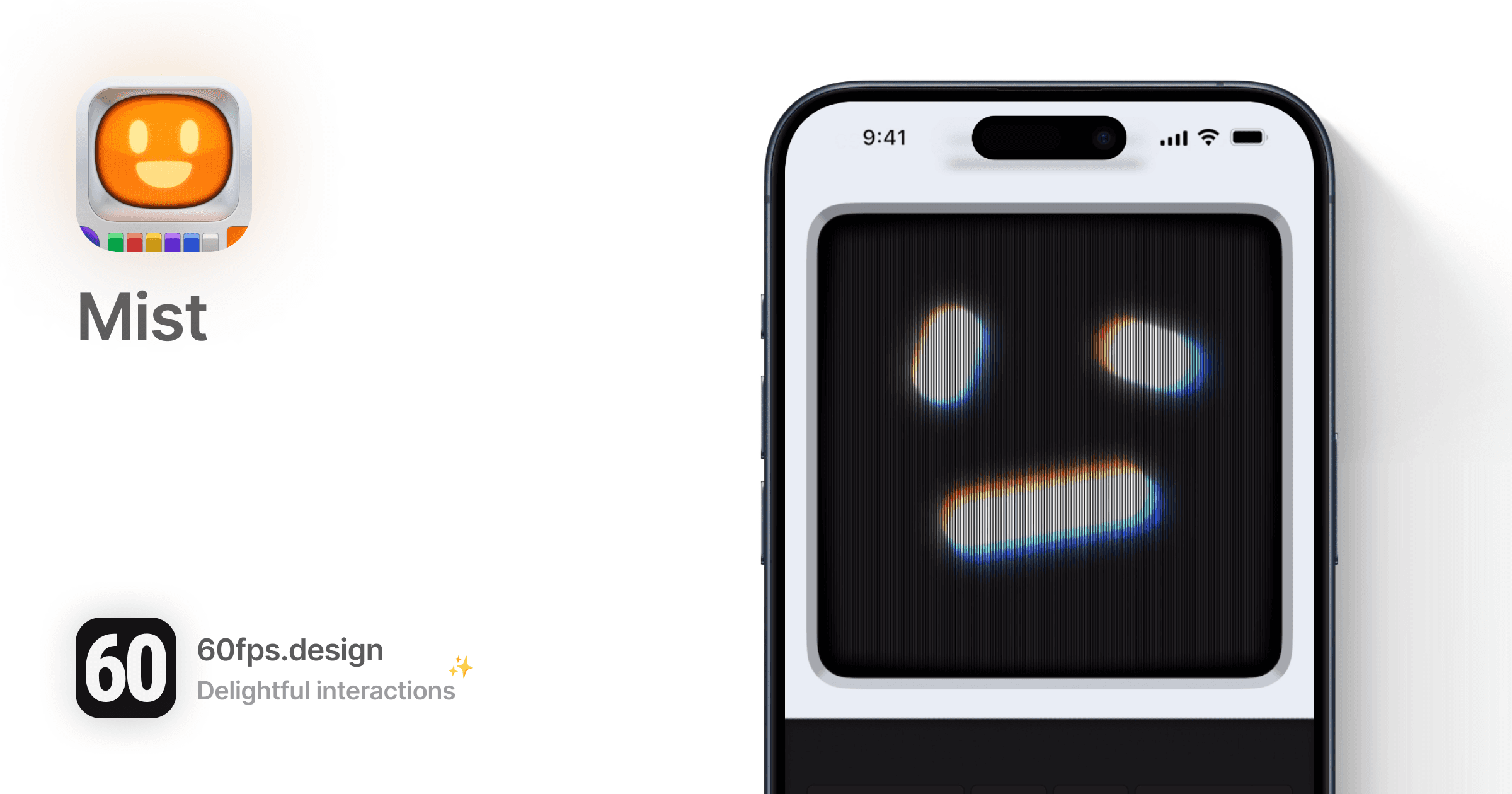 Mist iOS App UI/UX animation
