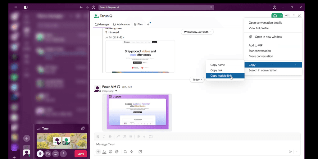 How to Huddle in Slack - 1 minute video guide