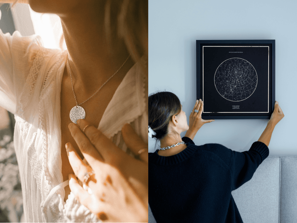 The Night Sky - Custom Star Map Jewelry