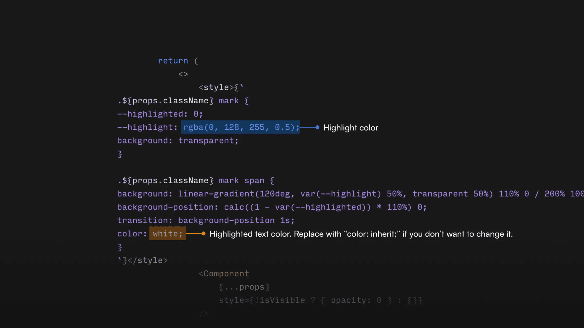 Scroll Highlight Animation Override for Framer — Framer Resource