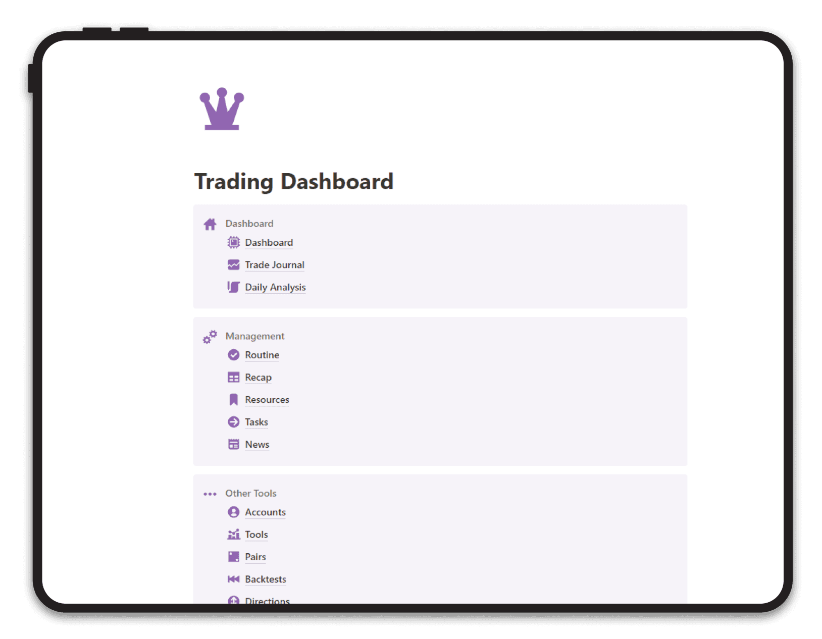 Trading Journal - Trading Dashboard | Notion Template - Notion VIP