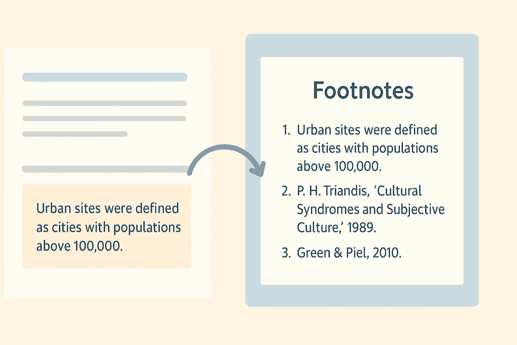 Let’s get into the mechanics of how to place footnote callouts ...