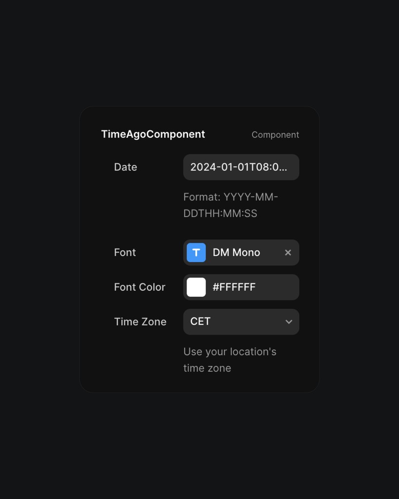 Elapsed Time Counter Component for Framer — Framer Resource