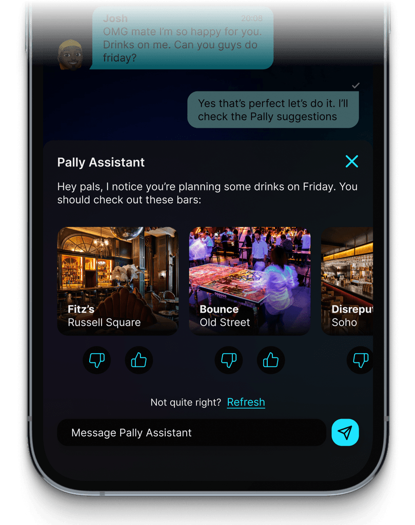 Pally | AI Social Assistant & Messaging