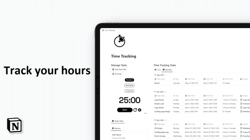 9 Notion Time Tracker Templates for 2025 - Solt Wagner
