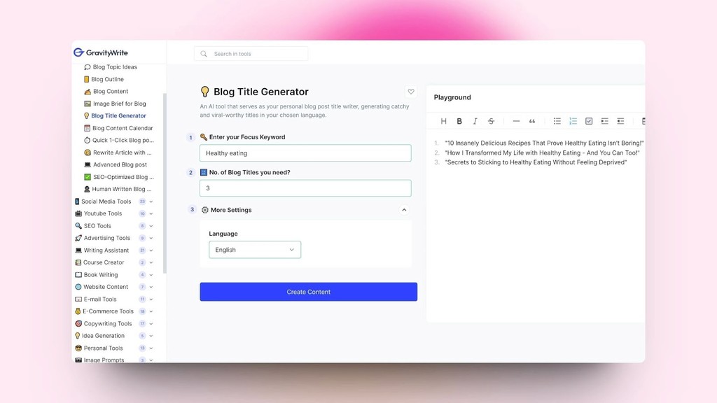 10 Best Blog Title Generators To Craft Catchy Blog Titles
