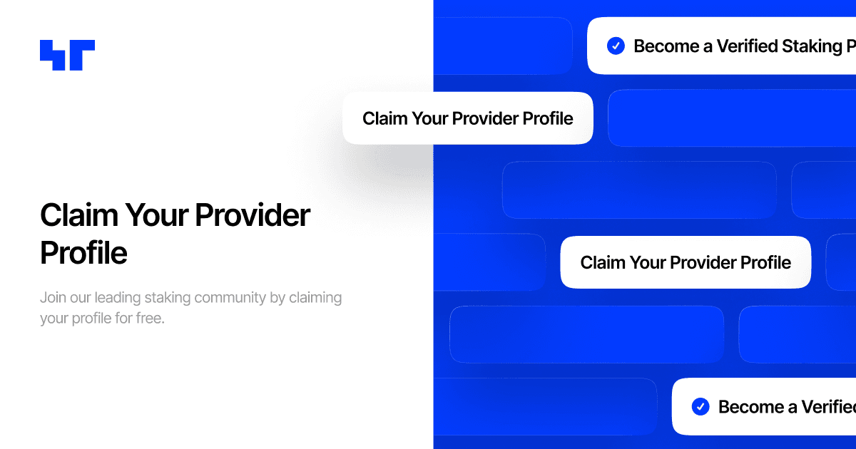 Staking Rewards | Claim Provider Profile